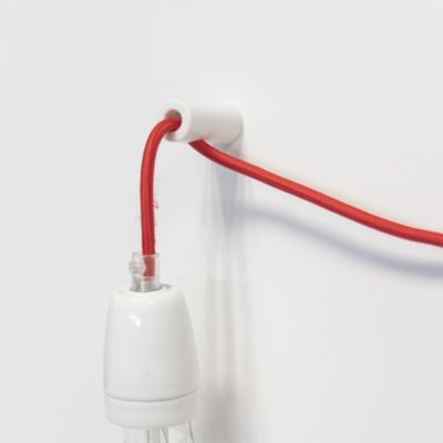 Kit de décentralisation crochet au plafond blanc Chacon L.3,5 x l.1,9 cm