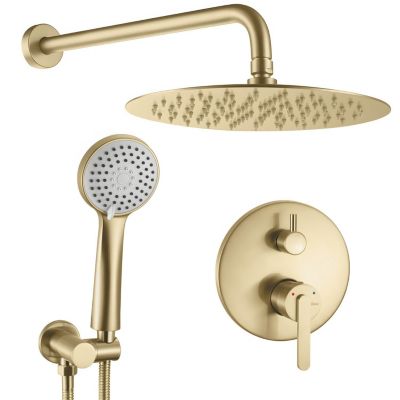 Kit De Douche Encastré Rea Ontario Brush Gold