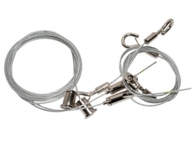 Kit de suspension pour panneau LED LED Pictor Colours argent