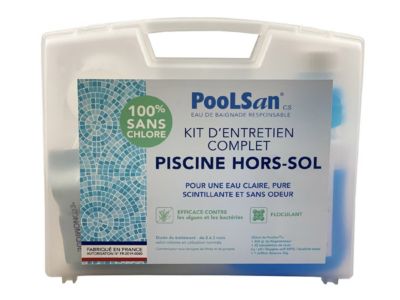 Kit de traitement sans chlore pour piscine de 5 à 20 m3 - PooLSan