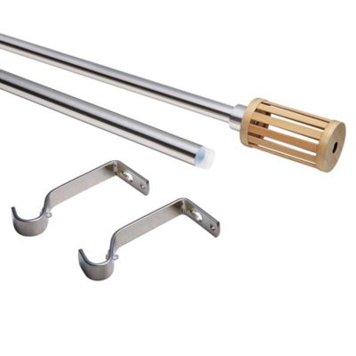 Kit de tringle à rideaux Athens GoodHome L.200/330 cm x Ø16/19 cm | Castorama