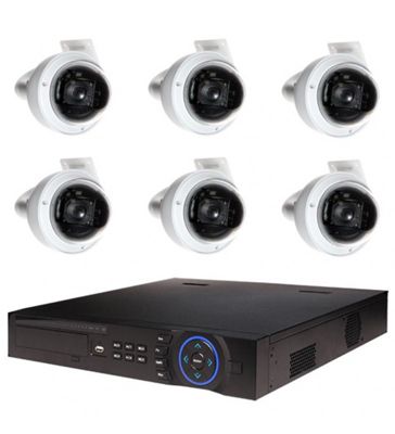 Kit de Vidéosurveillance Dahua DVR HCVR8208AS3 et 6 Caméras Dôme HDCVI ...