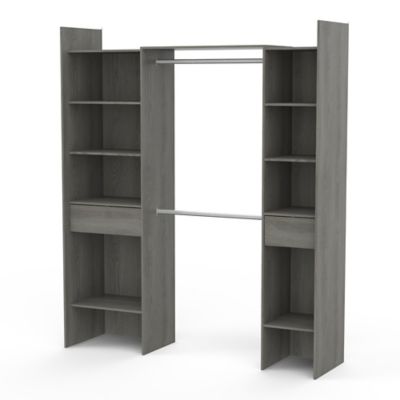 Kit dressing ajustable Panama effet chêne grisé H. 218,5 x l. (max) 185 ...