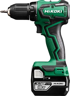 Kit HIKOKI 18V DS18DD + WH18DD avec 2 batteries 5Ah Li-ion, 140 Nm, 20 ...