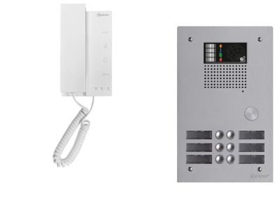 Kit interphone avec 6 combinés GOLMAR Collectif