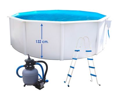 Kit Piscine Acier Toi Magnum Compacta Circular Ronde 460 X 132cm