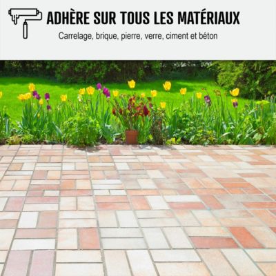 KIT Résine Etanchéité Terrasse Carrelée Finition Brillante - 5 m² ...