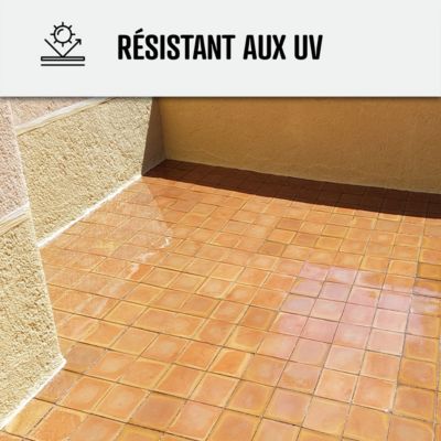 KIT Résine Etanchéité Terrasse Carrelée Finition Brillante - 5 m² ...