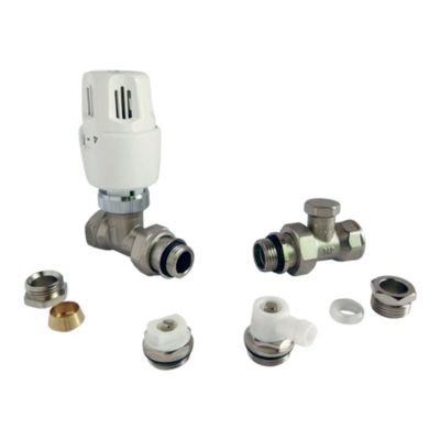 Kit radiateur robinet thermostatique droit 15/21 - Somatherm For You