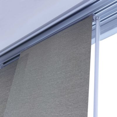 Kit rail et panneau japonais gris l.170 x H.250cm Madeco