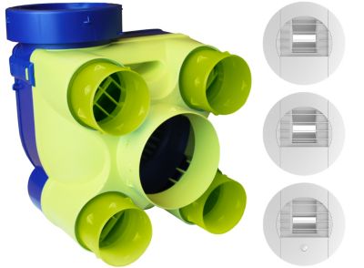 Kit VMC simple flux hygroréglable S&P Ecowatt