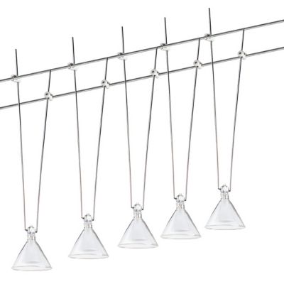 kits 5 spots sur câble Trinidad 5 x 20 W | Castorama