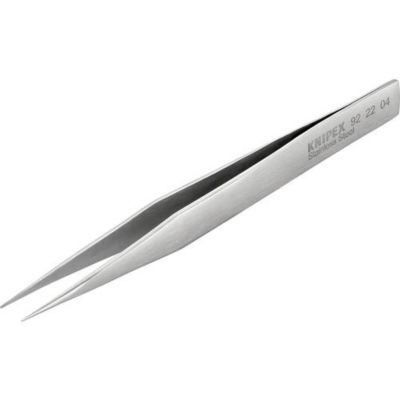 Knipex 92 22 04 - Pince brucelle de précision pointue, forme droite, 120 mm