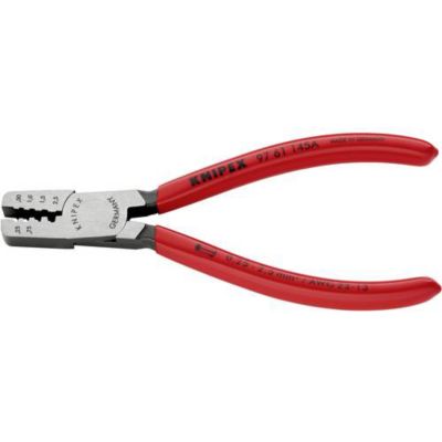 Knipex 97 61 145 A - Pince à sertir embouts de câble 0,25 à 2,5 mm², 145 mm