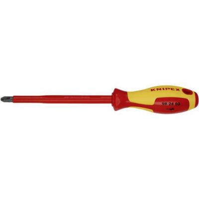 Knipex 98 24 03 VDE Tournevis cruciforme PH3 - lame 150 mm, manche 120 ...