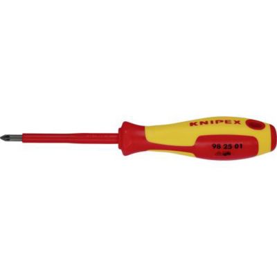 Knipex 98 25 01 VDE Tournevis cruciforme PZ 1 - lame 80 mm, poignée ...