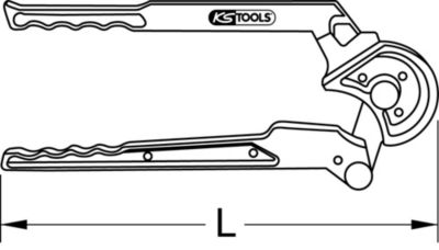 KS Tools - 122.0016 - Pince à cintrer ALU, diamètre 16 mm