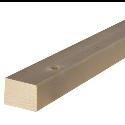 Lambourde non traitée et rabotée 63 x 38 mm L.2,4 m