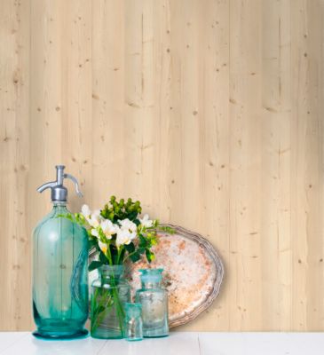 Lambris PVC Élément 3D effet bois brut Grosfillex