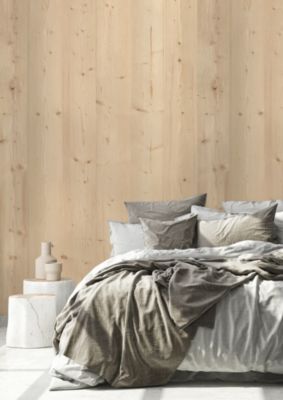 Lambris PVC Élément 3D effet bois brut Grosfillex