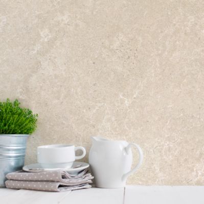 Lambris PVC Travertino beige 37,5 x 260 cm