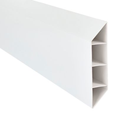 Lame de clôture PVC persienne L.180 x H.14 cm ep.30 mm | Castorama