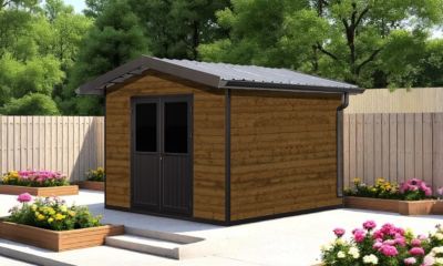 Lame de construction pour bardage coloris bronze 145 x 2390 x Ep. 18 mm ...