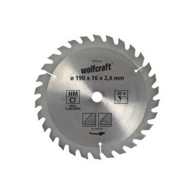 Lame de scie circulaire au carbure 140 x 12,75 mm Optiline Wood 6731000
