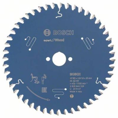 Lame de scie circulaire Bosch Accessories Expert for Wood 165 mm 48 ...