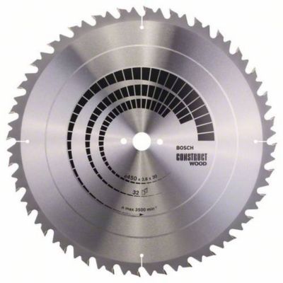Lame de scie circulaire Construct Wood 450 x 30 x 3,8 mm, 32 dents