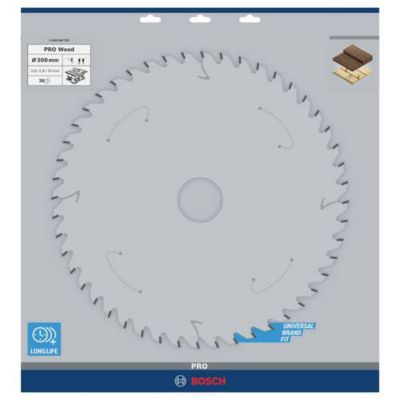 Lame de scie circulaire Construct Wood 500 x 30 x 3,8 mm, 36 dents