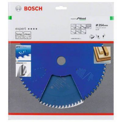 Lame de scie circulaire Expert for Wood 254 x 30 mm, 80 dents, 1,8 mm