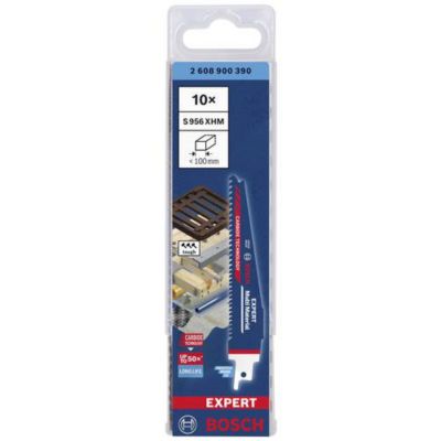 Lame de scie sabre Expert S956 XHM 150 mm, lot de 10 - tige en S, Carbide