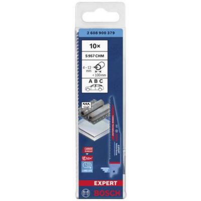 Lame de scie sabre EXPERT Vehicle Rescue S 957 CHM, pack de 10 lames ...