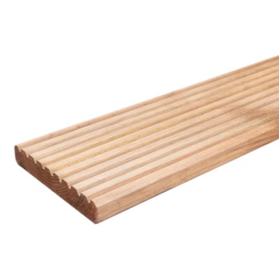 Lame de terrasse en pin marron L.360 x l.14,4 x ép. 2,4 cm