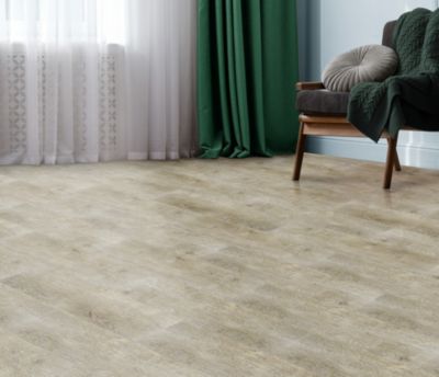 Lame PVC adhésive Polka chêne naturel L. 90 x l. 15 GoodHome | Castorama