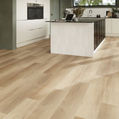 Lame PVC clipsable Capella décor bois brut blond 22,5 x 122 cm GoodHome ...