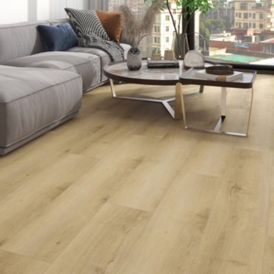 Lame PVC clipsable Infinity bois blond 23 x 122 cm