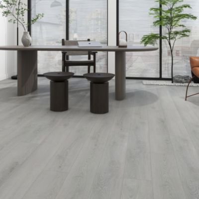 Lame PVC clipsable Infinity bois gris 23 x 122 cm (vendue au carton)