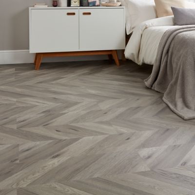 Lame PVC clipsable Jazy chevrons gris 22 x 122 cm GoodHome (vendue au ...