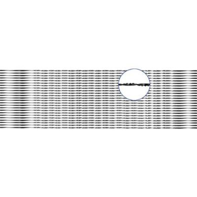 Lames de scie à découper acier 130 mm pack de 24 pour bois, plastique ...