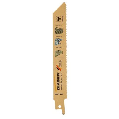 Lames de scie sabre 225 mm BIM spécial palettes (5 pcs) - DIAGER L204SL2255