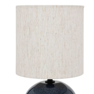 Lampadaire arc Gaia en coton H26,5cm bleu - Atmosphera