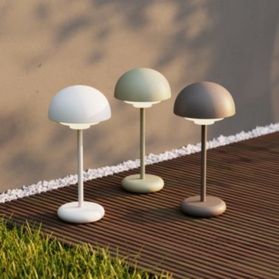 Lampe à poser Astrapia LED tactile vert IP44 Ø13.7 x H.29.8 cm 1.8W ...