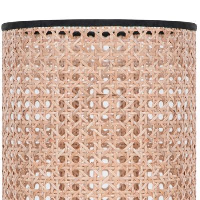 Lampe à poser en rotin E27 Ø20 x H.37cm 25W GoodHome Tonkin