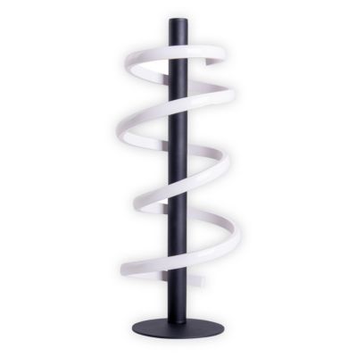 Lampe de table LED BELLEZA 50cm metal plastique noir blanc LED fixes ...