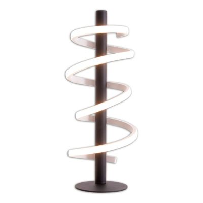 Lampe de table LED BELLEZA 50cm metal plastique noir blanc LED fixes ...