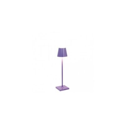 Lampe de table LED Poldina Pro Micro Lilac, rechargeable et dimmable ...