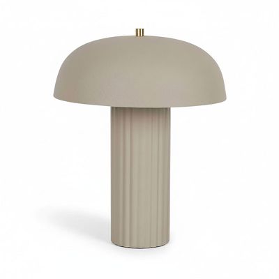 Lampe Design à Poser Arty en Fer Gris 30x11x36cm