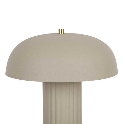 Lampe Design à Poser Arty en Fer Gris 30x11x36cm